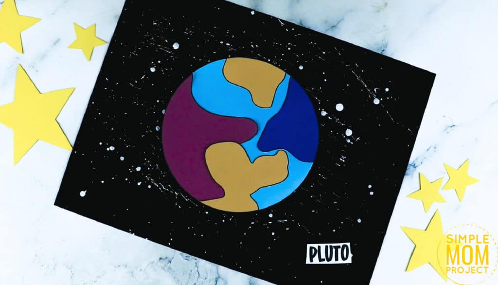 Pluto Craft With Printable Template – Simple Mom Project