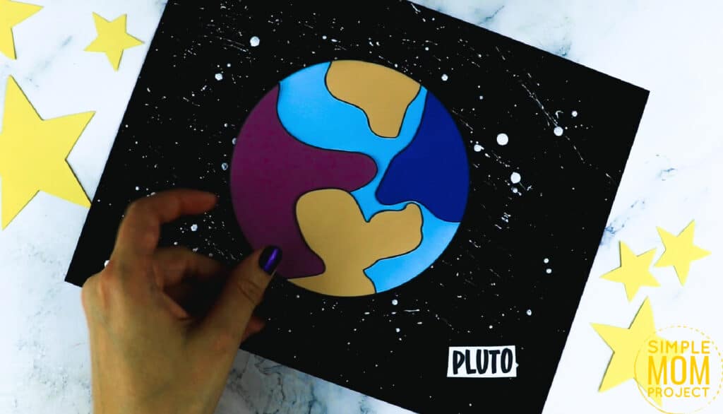 Pluto Craft With Printable Template – Simple Mom Project
