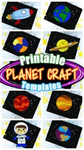 Planet Jupiter Cut and Paste Craft with Jupiter Template - Simple Mom ...