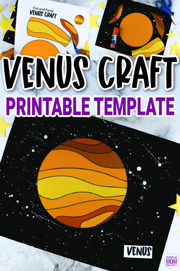 Mars Craft With Printable Template – Simple Mom Project