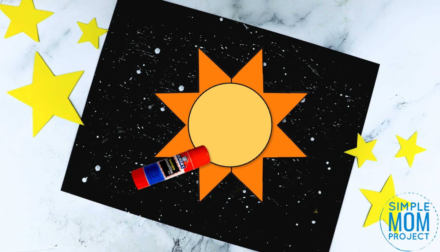 Sun Craft Printable Template - Simple Mom Project