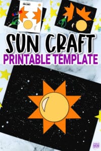Planet Jupiter Cut and Paste Craft with Jupiter Template - Simple Mom ...