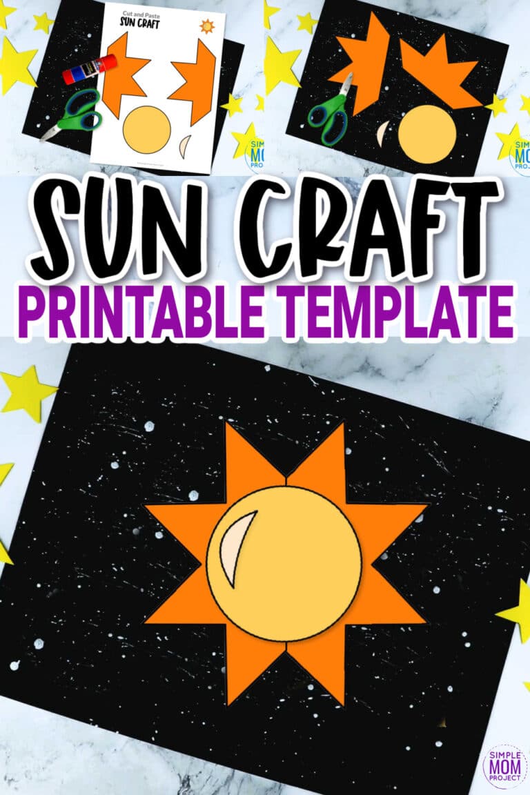 Sun Craft Printable Template – Simple Mom Project