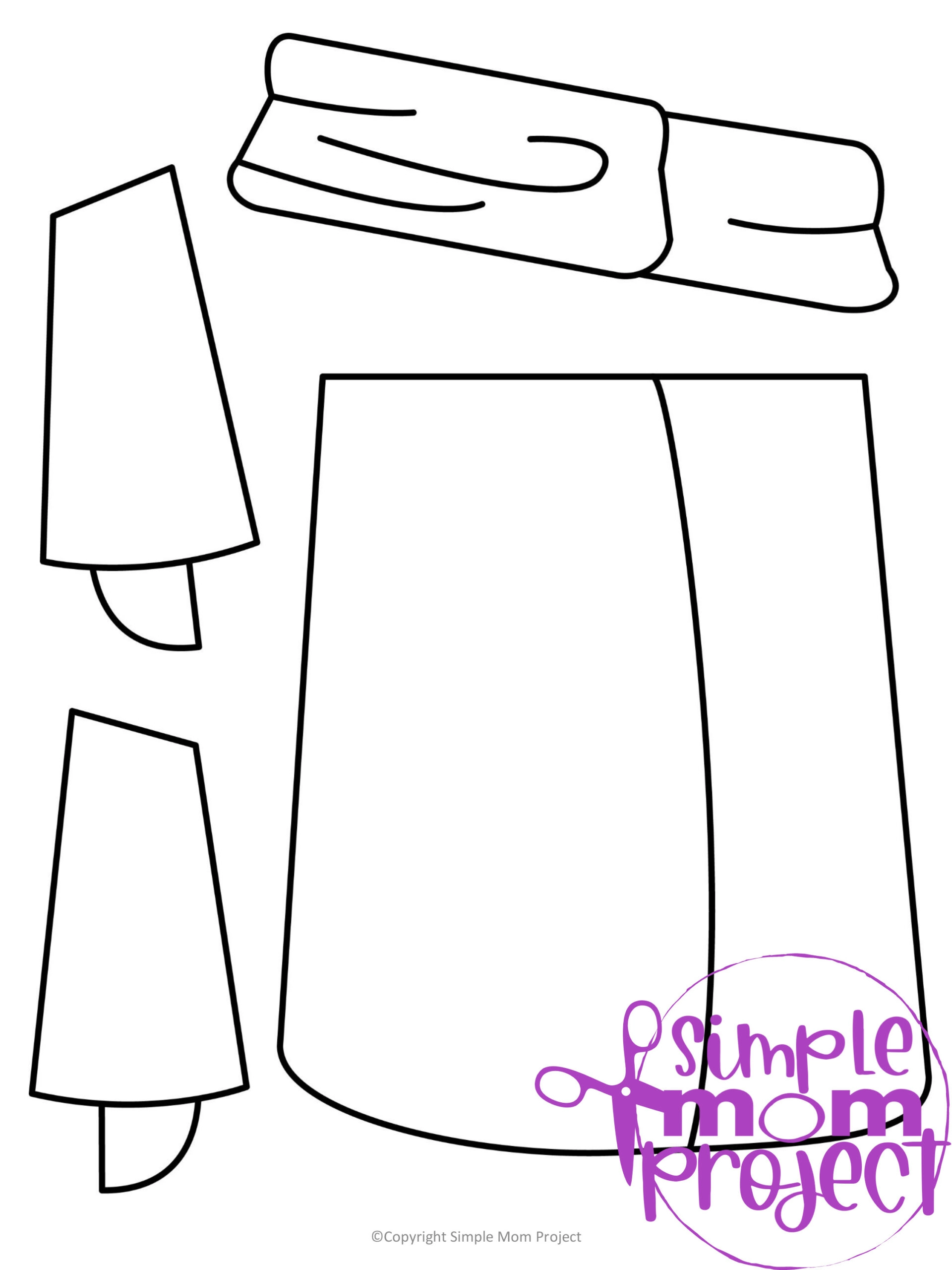 Printable Baby Yoda Paper Bag Puppet Template – Simple Mom Project