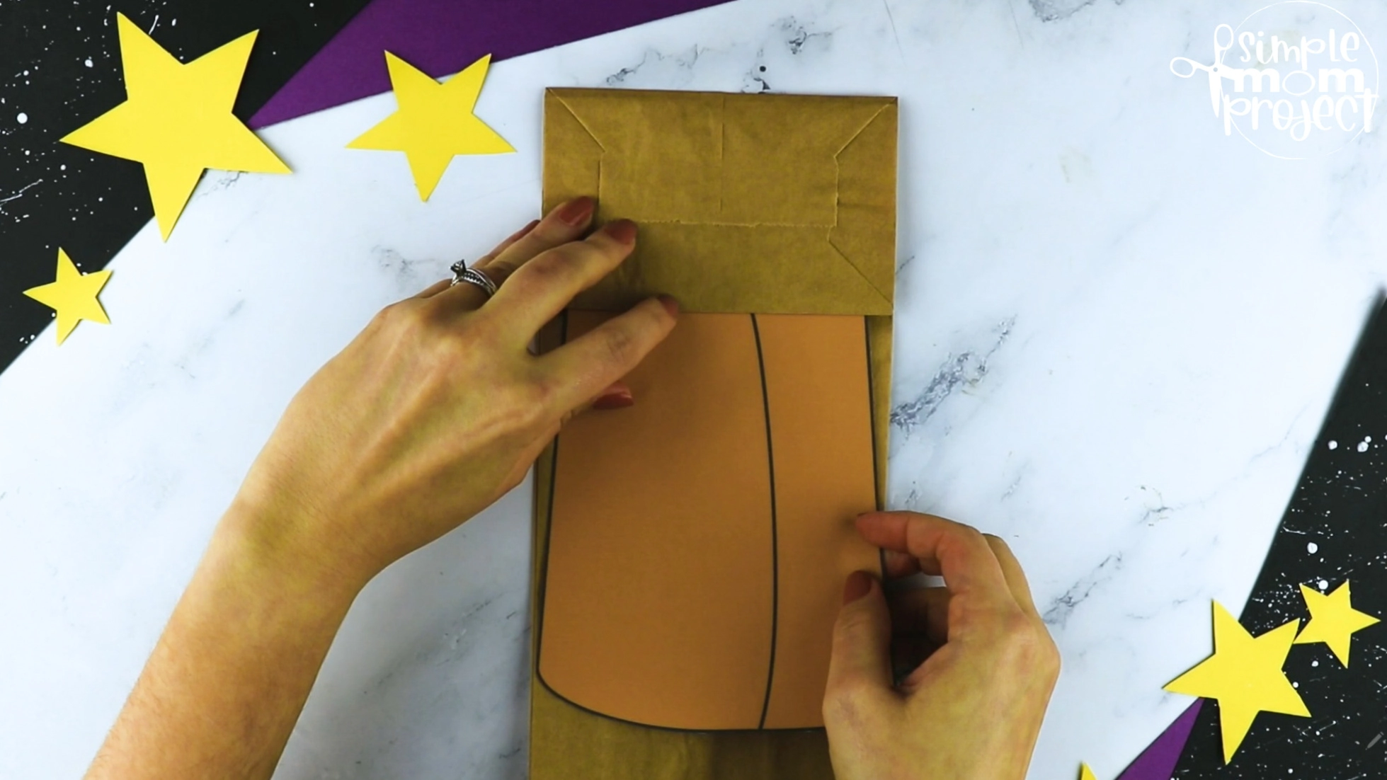 Printable Baby Yoda Paper Bag Puppet Template – Simple Mom Project