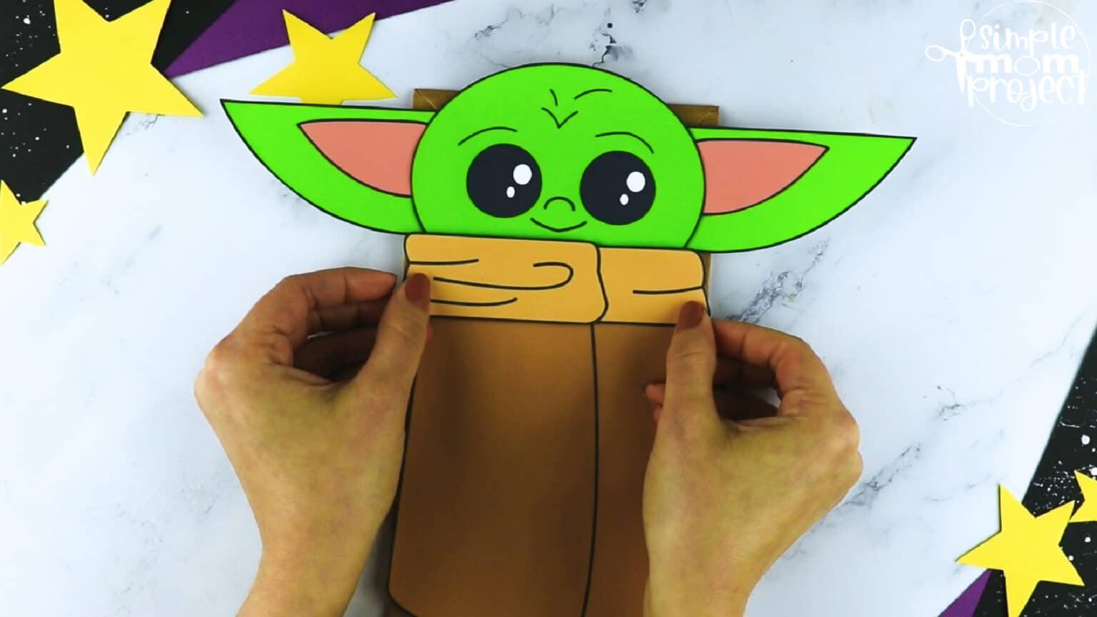 Printable Baby Yoda Paper Bag Puppet Template – CJCP