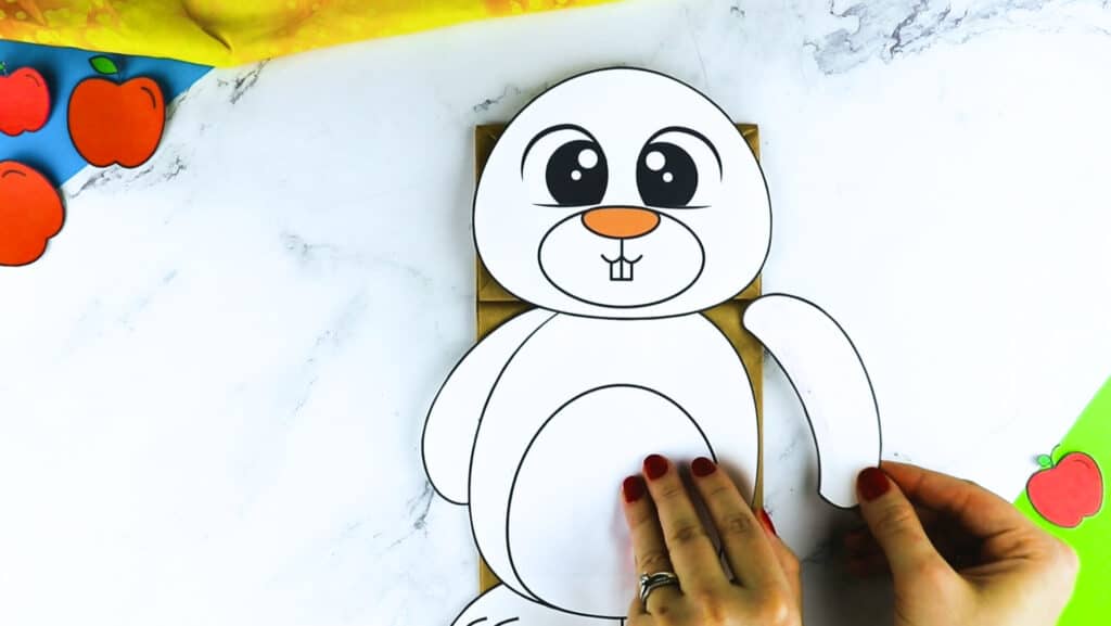 Printable Bunny Rabbit Paper Bag Puppet Template - Simple Mom Project