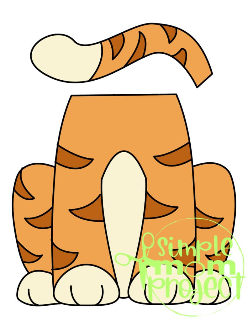 Printable Cat Paper Bag Puppet Template – Simple Mom Project