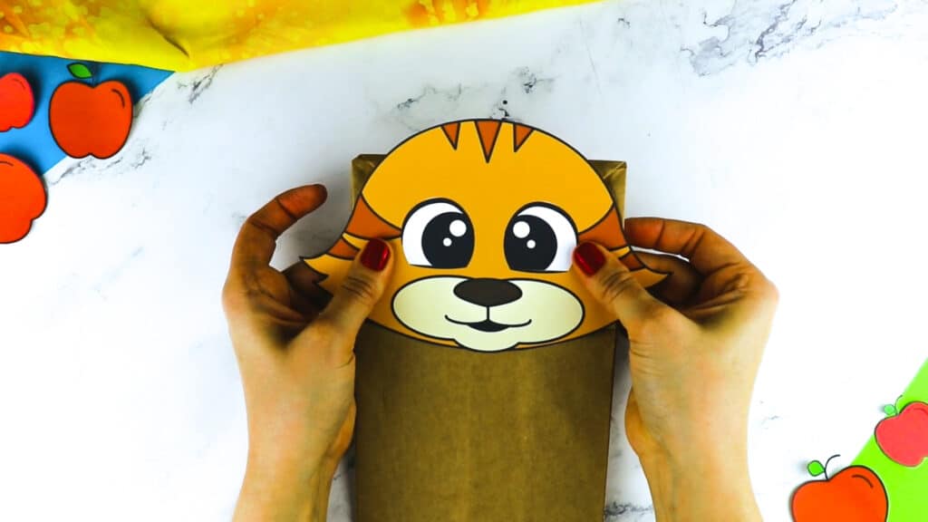 Printable Cat Paper Bag Puppet Template - Simple Mom Project