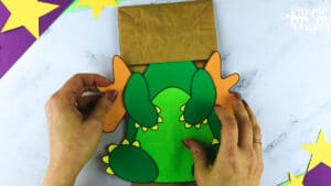Printable Dragon Paper Bag Puppet Template – Simple Mom Project