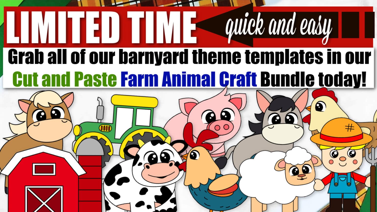 Farm Animal Ultimate Bundle Sales Page – Simple Mom Project