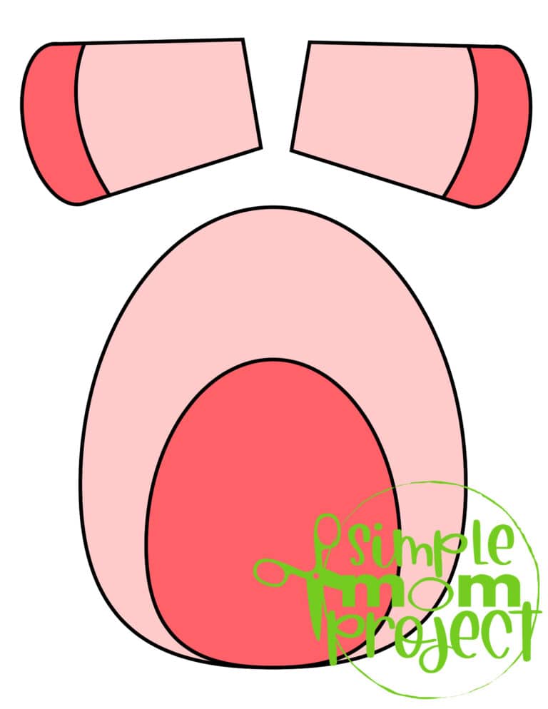 Printable Pig Paper Bag Puppet Template – Simple Mom Project