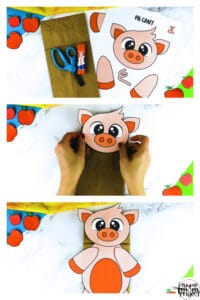 Printable Pig Paper Bag Puppet Template – Simple Mom Project