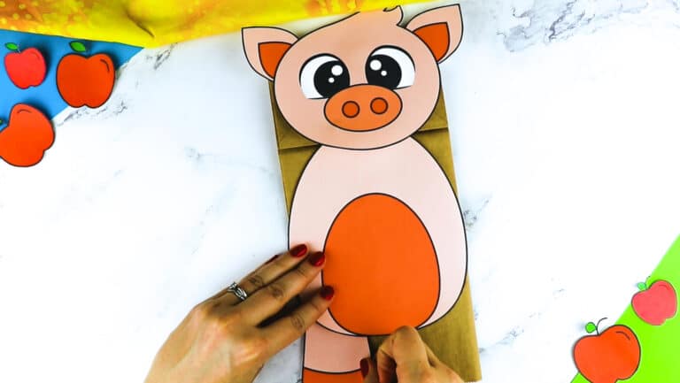 Printable Pig Paper Bag Puppet Template – Simple Mom Project