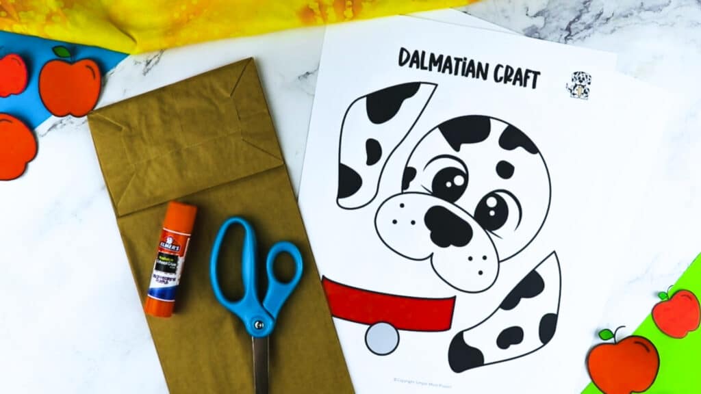 Printable Dog Paper Bag Puppet Template - Simple Mom Project