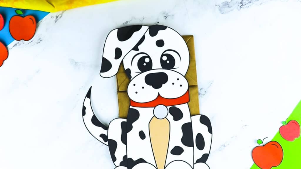 Printable Dog Paper Bag Puppet Template - Simple Mom Project