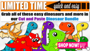 Free Printable Triceratops Craft Template - Simple Mom Project