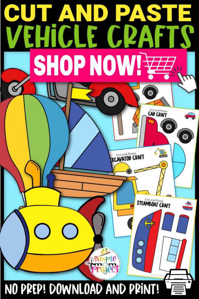 Printable Hot Air Balloon Craft Template - Simple Mom Project