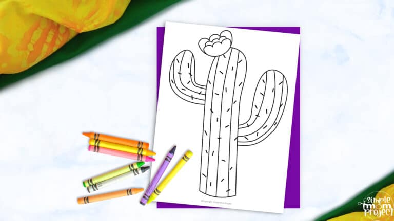 Free Printable Cactus Template - Simple Mom Project