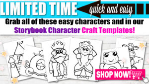 Printable Storybook Character Templates - Simple Mom Project