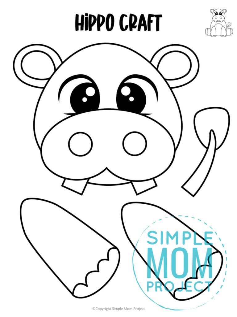 Printable Zoo Animal Puppet Craft Templates - Simple Mom Project
