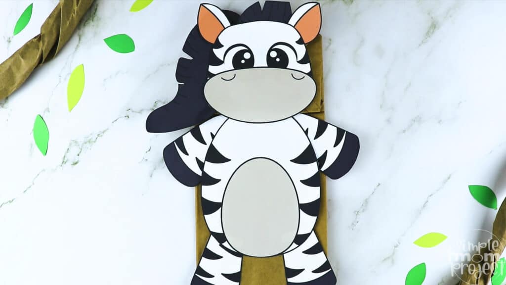 Printable Zoo Animal Puppet Craft Templates - Simple Mom Project