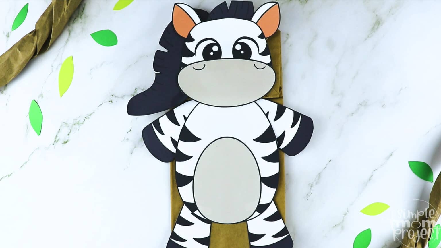 Printable Zoo Animal Puppet Craft Templates - Simple Mom Project