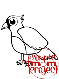 Free Printable Cardinal Template - Simple Mom Project