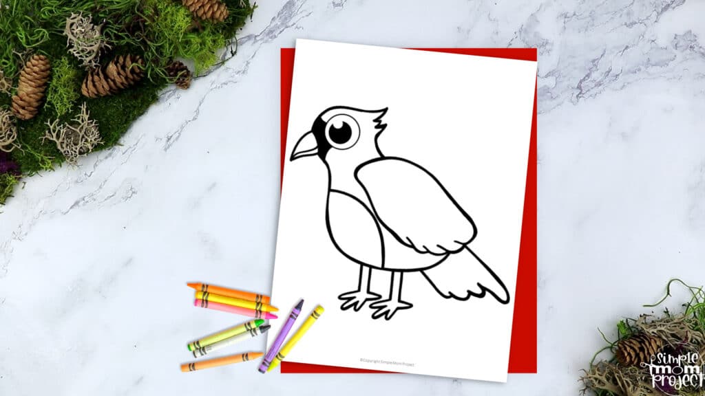Free Printable Cardinal Template - Simple Mom Project
