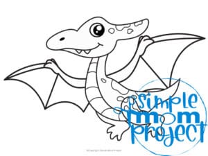 Free Printable Pterodactyl Template - Simple Mom Project