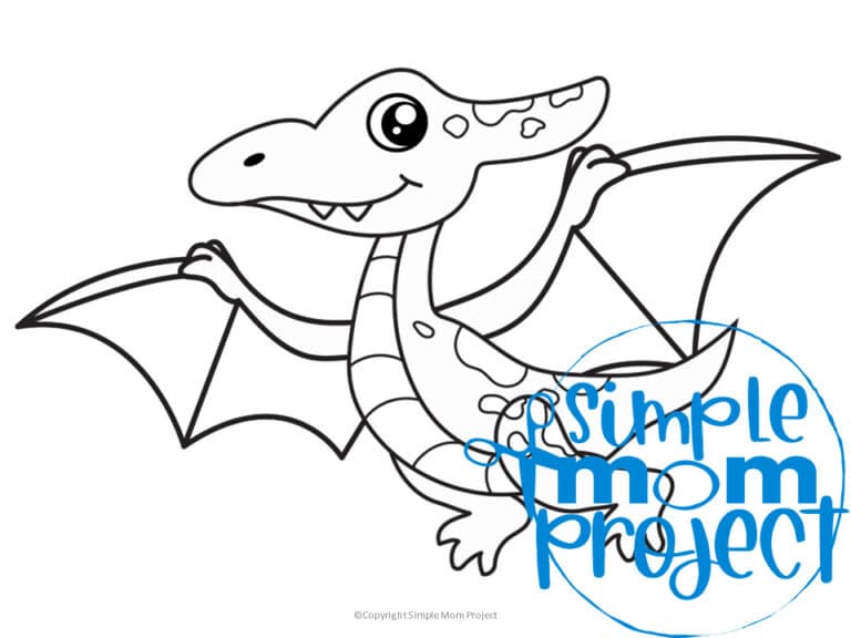Free Printable Pterodactyl Template - Simple Mom Project