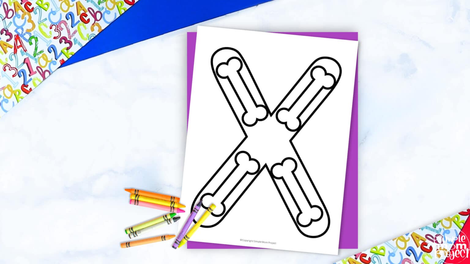 Free Printable Letter X Coloring Page - Simple Mom Project