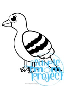 Free Printable Pigeon Template - Simple Mom Project