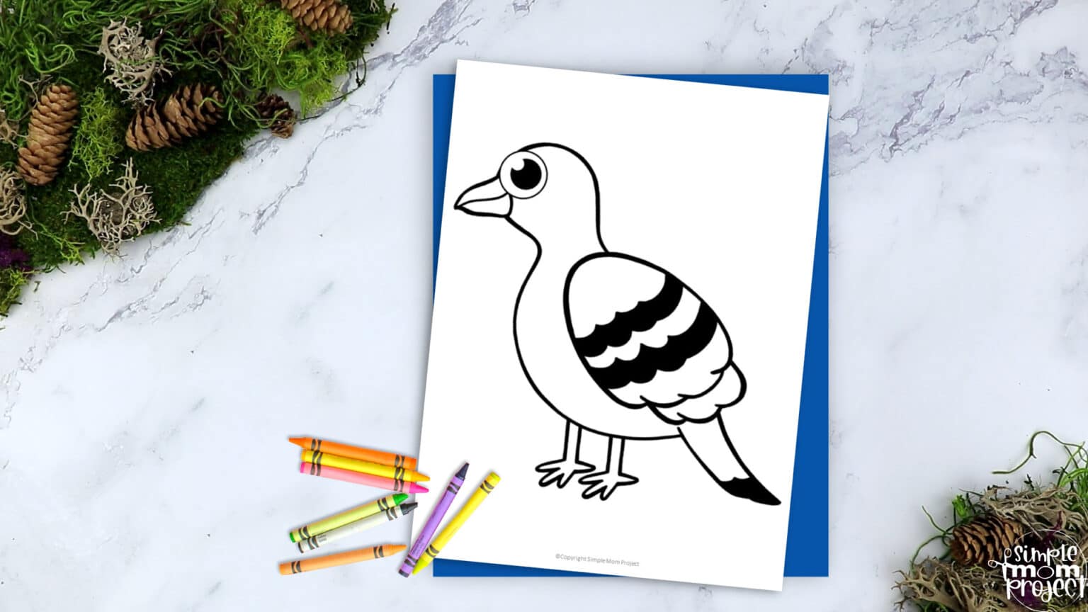 Free Printable Pigeon Template - Simple Mom Project
