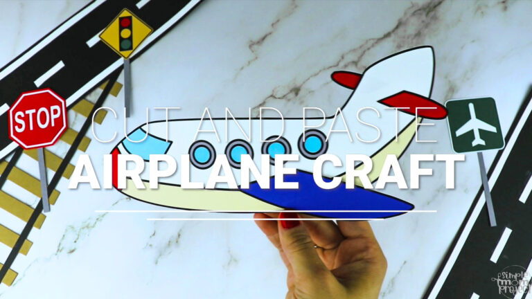 Printable Airplane Craft Template – Simple Mom Project