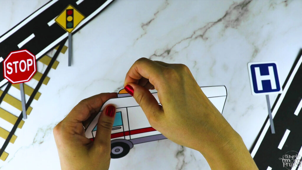 Printable Ambulance Craft Template – Simple Mom Project