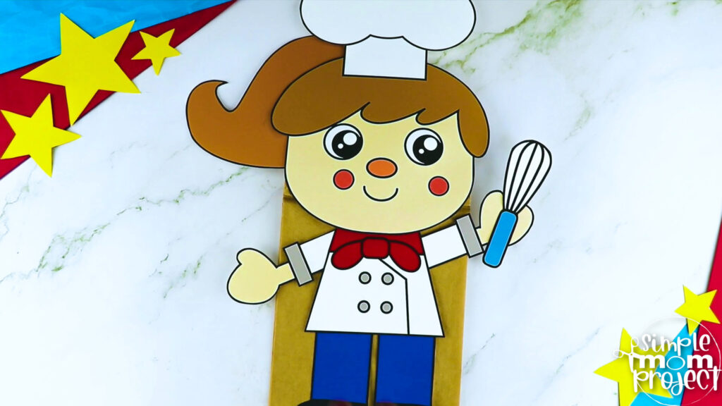 Printable Community Helper Puppet Craft Templates – Simple Mom Project