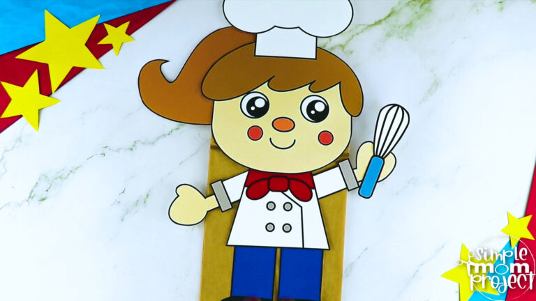 Printable Community Helper Puppet Craft Templates – Simple Mom Project