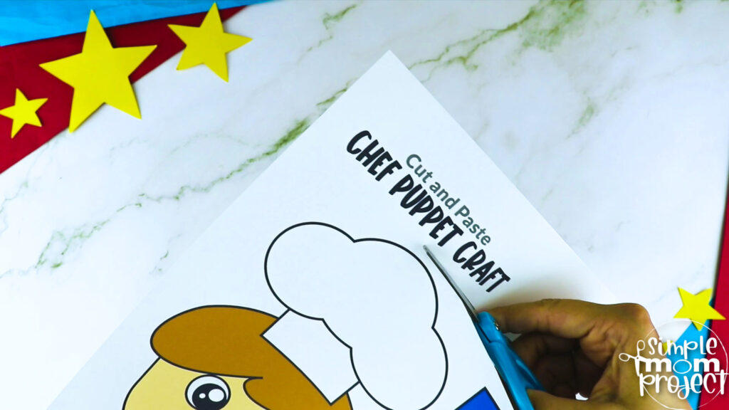 Printable Chef Paper Bag Puppet Template – Simple Mom Project