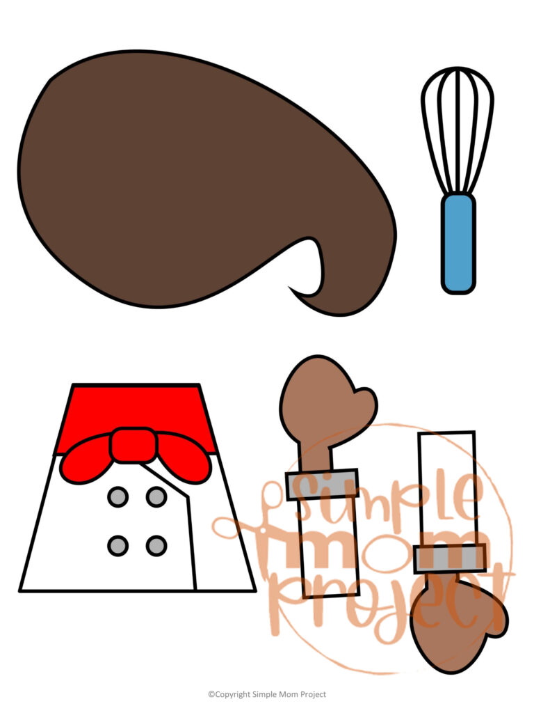 Printable Community Helper Puppet Craft Templates – Simple Mom Project