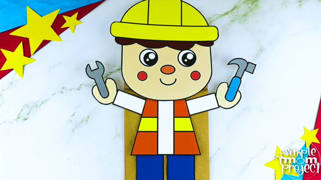 Printable Community Helper Puppet Craft Templates – Simple Mom Project