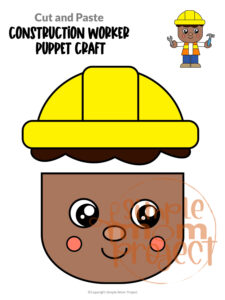 Printable Community Helper Puppet Craft Templates - Simple Mom Project