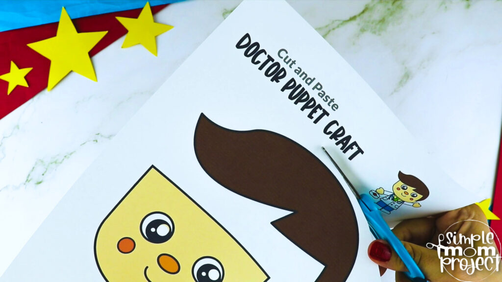 Printable Doctor Paper Bag Puppet Template – Simple Mom Project