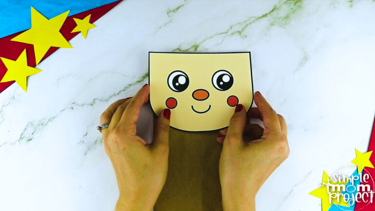 Printable Doctor Paper Bag Puppet Template – Simple Mom Project