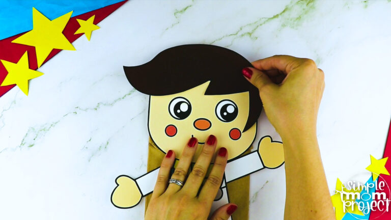 Printable Doctor Paper Bag Puppet Template – Simple Mom Project