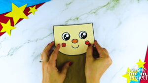 Printable Farmer Paper Bag Puppet Template – Simple Mom Project