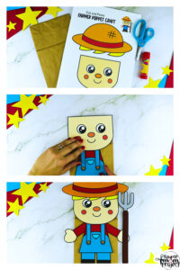 Printable Farmer Paper Bag Puppet Template – Simple Mom Project