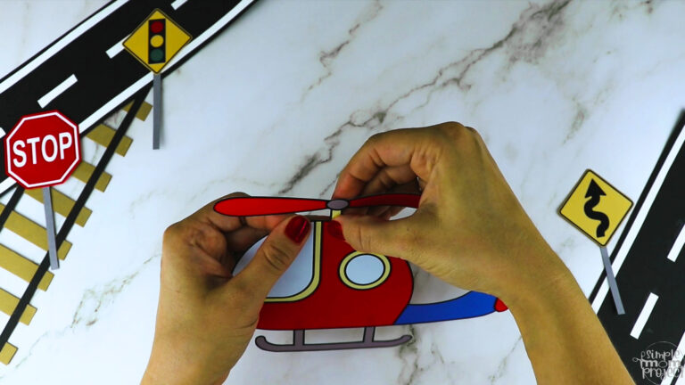 Printable Helicopter Craft Template – Simple Mom Project