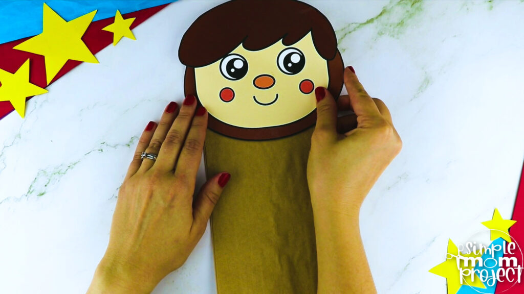 Printable Nurse Paper Bag Puppet Template – Simple Mom Project