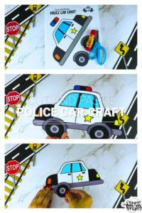 Printable Police Car Craft Template – Simple Mom Project